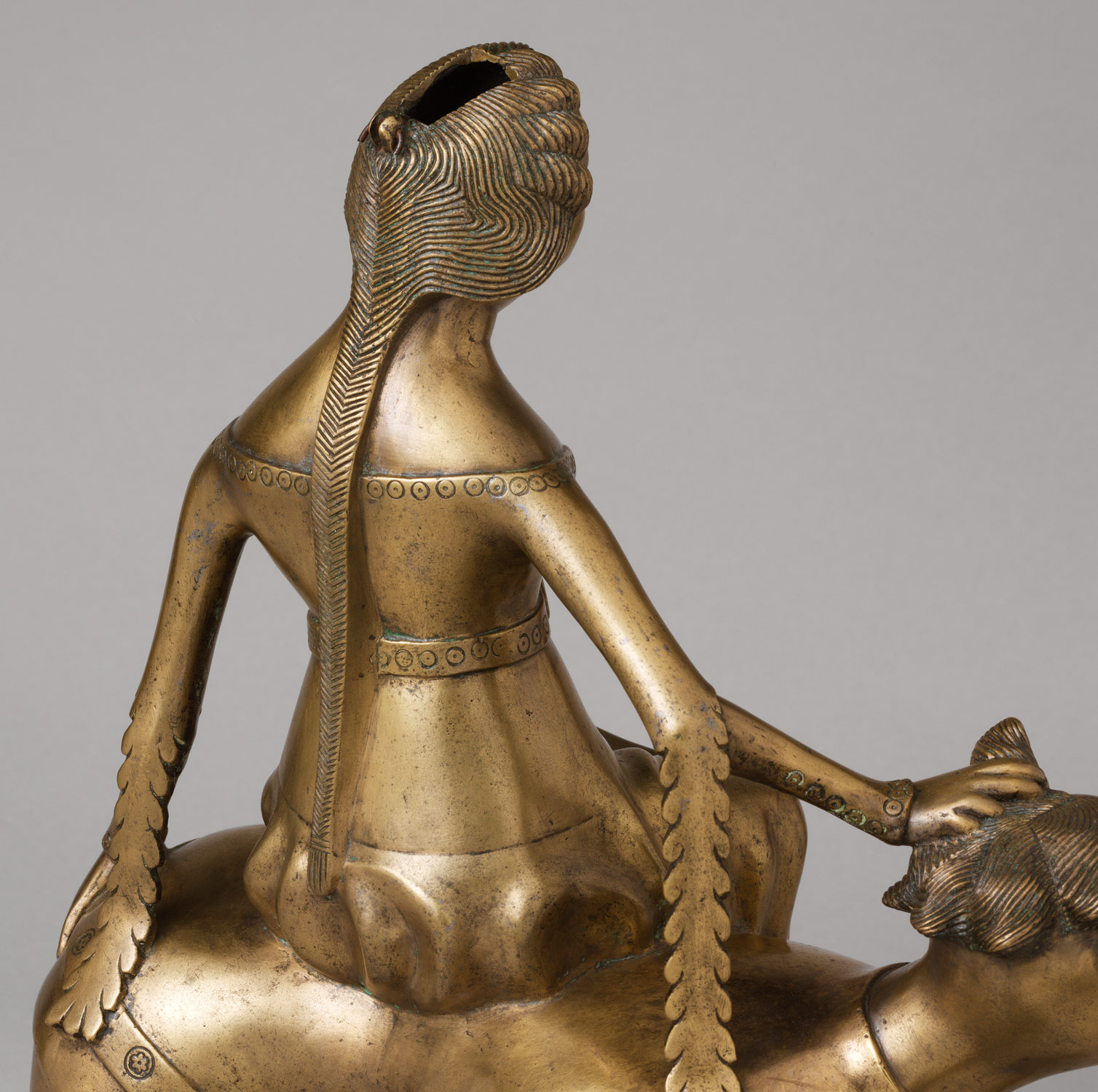 Aquamanile In The Form Of Aristotle And Phyllis Work Of Art